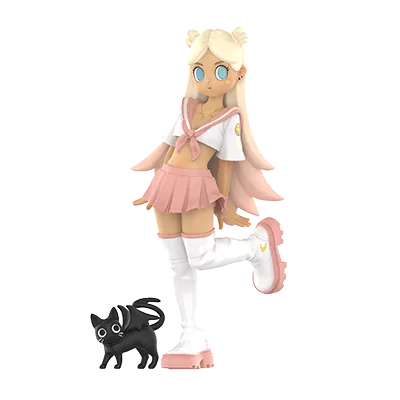 POP NOW:Peach Riot Rise Up Series Figures - POP MART (Thailand)