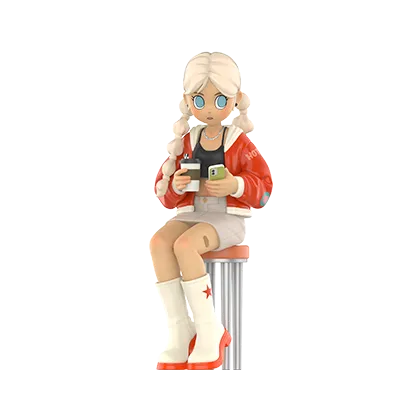 POP NOW:Peach Riot Rise Up Series Figures - POP MART (Thailand)