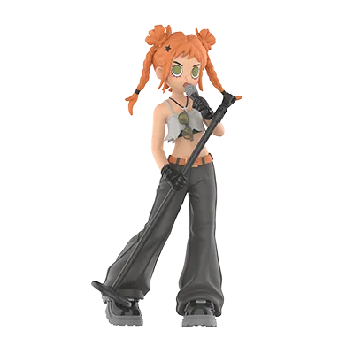 POP NOW:Peach Riot Rise Up Series Figures - POP MART (Thailand)