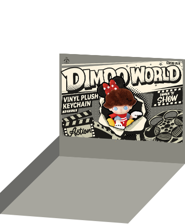 POP NOW:DIMOO WORLD × DISNEY Series-Vinyl Plush Keychain Blind Box ...