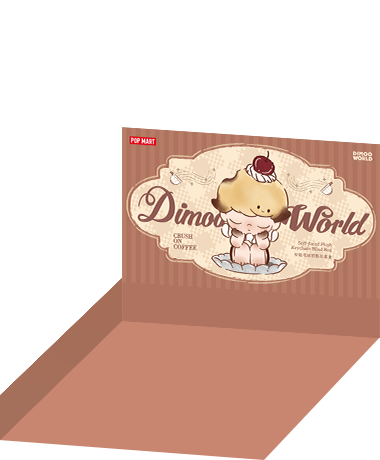 POP NOW:DIMOO Crush on Coffee Series-Soft-faced Plush Keychain Blind ...